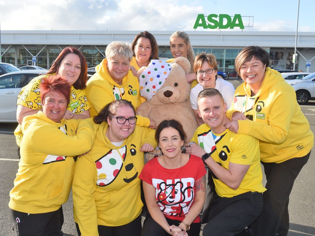 Asda colleagues in NI raise funds for BBC Children in Need ...