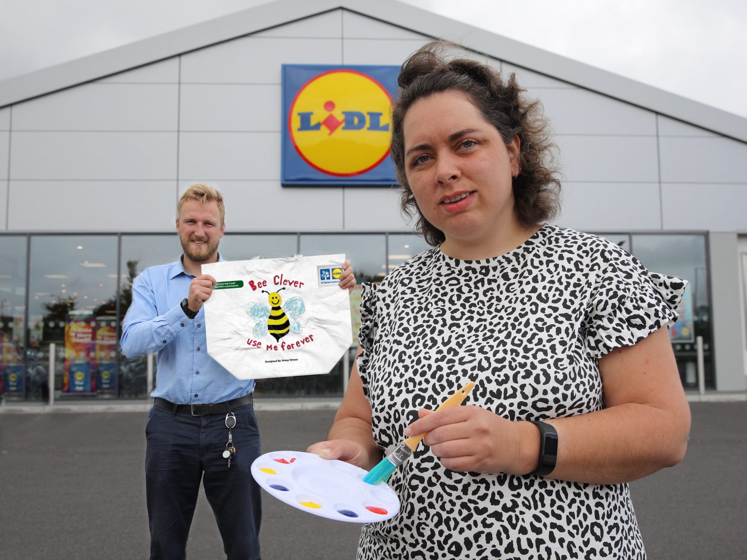 Lidl Dundonald Customer Bags Top Prize in Sustainability Colouring ...