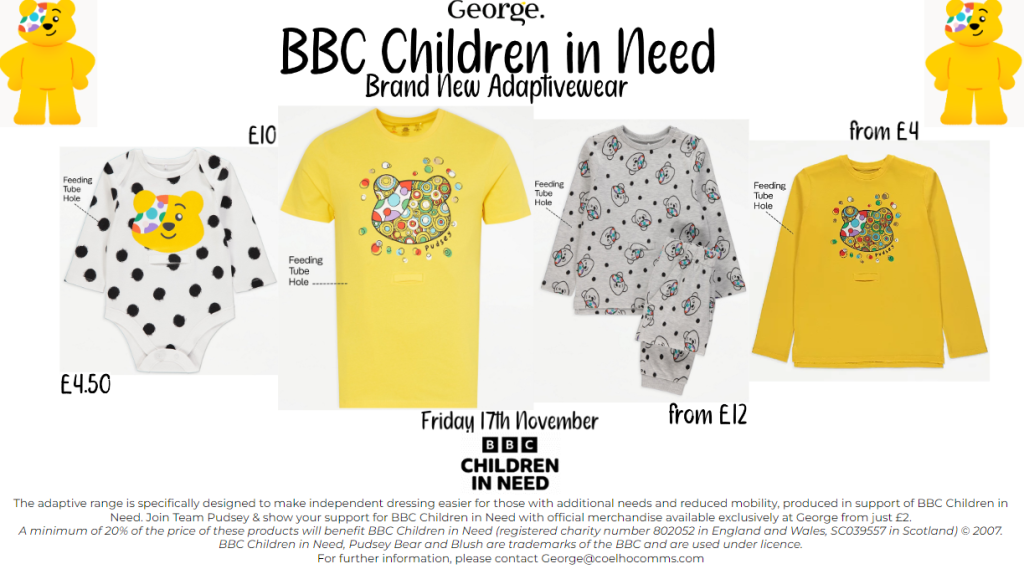 Asda launches campaign and range of clothing to support Children in ...
